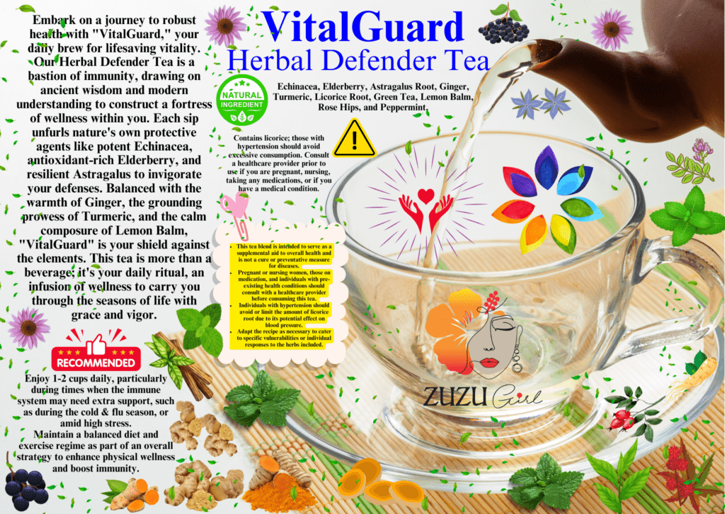 VitalGuard Herbal Defender Tea - Amitie Wellness